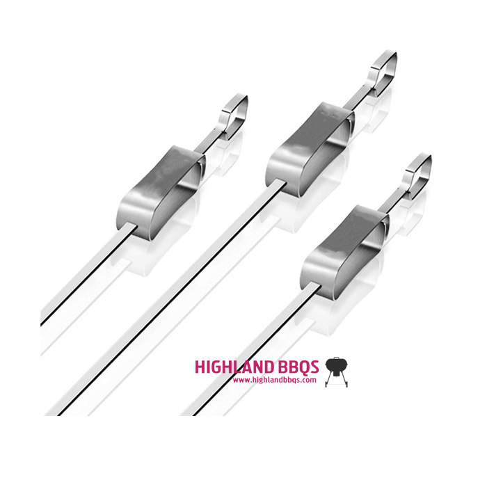 Skewer Sticks Kebab Skewers Reusable Sword BBQ Skewer | HIGHLAND BARBECUES