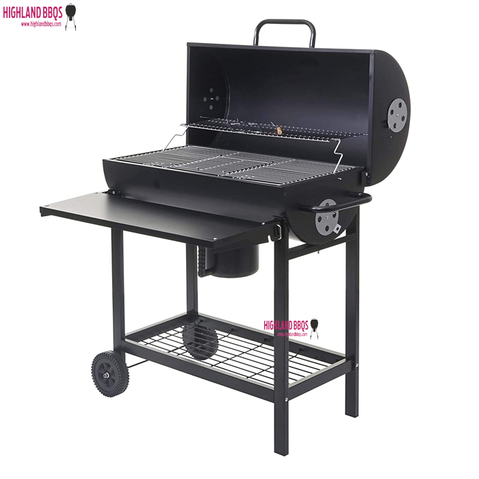 Barrel Charcoal Big Smoker Grill | HIGHLAND BARBECUES