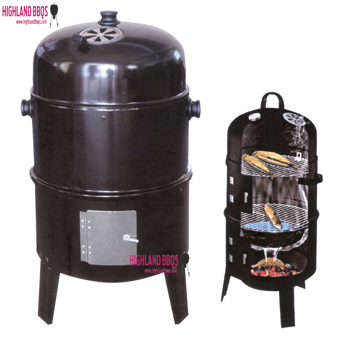 3 in 1 smokeless charcoal grill(SMOKER01) | HIGHLAND BARBECUES