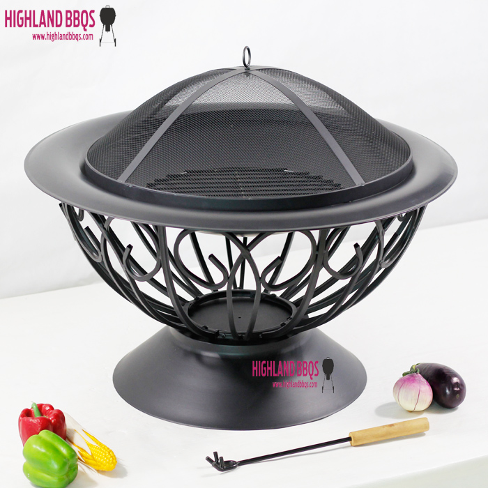 Metal Garden Fire Pit | HIGHLAND BARBECUES
