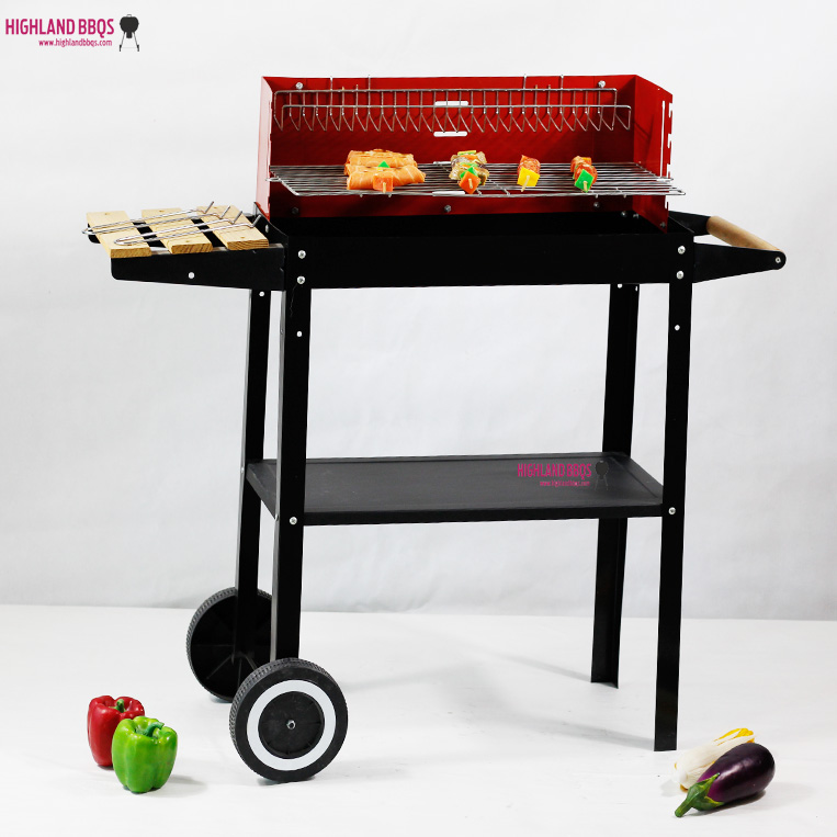 Rectangle Charcoal Grill | HIGHLAND BARBECUES