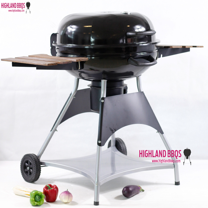 Foldable kettle grill stable trolley | HIGHLAND BARBECUES