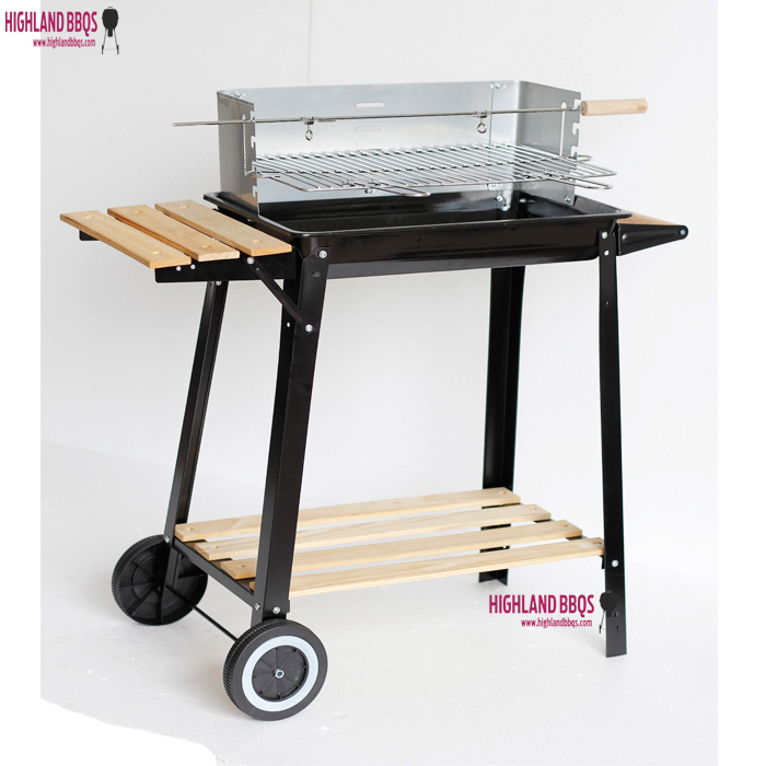 Square Charcoal Grill | HIGHLAND BARBECUES