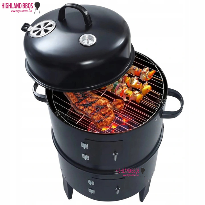 Barrel Smoker BBQ Grill | HIGHLAND BARBECUES