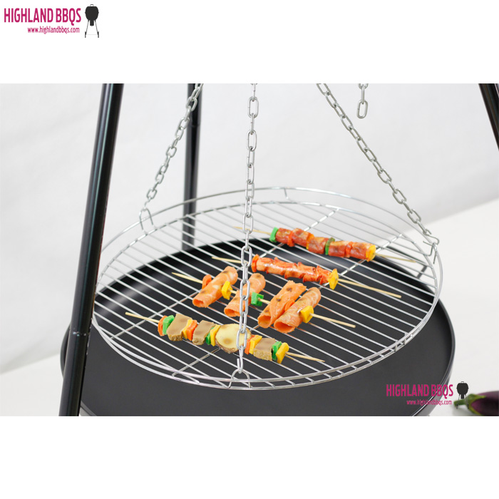 Tripod Hanging BBQ Grill | HIGHLAND BARBECUES