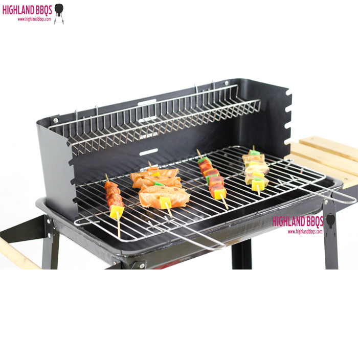 Square Charcoal Grill | HIGHLAND BARBECUES