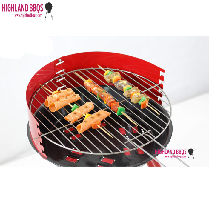 Round Shaped Charcoal bbq grill | HIGHLAND BARBECUES