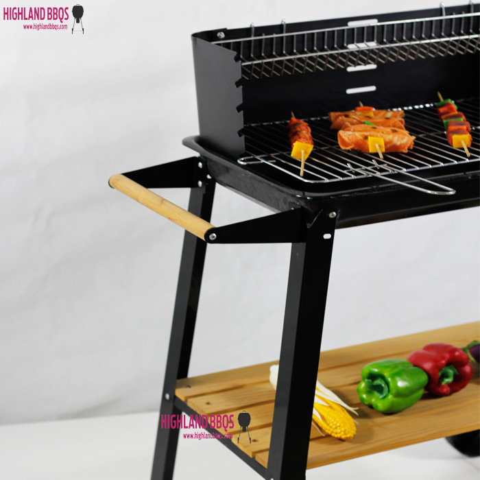 Square Charcoal Grill | HIGHLAND BARBECUES